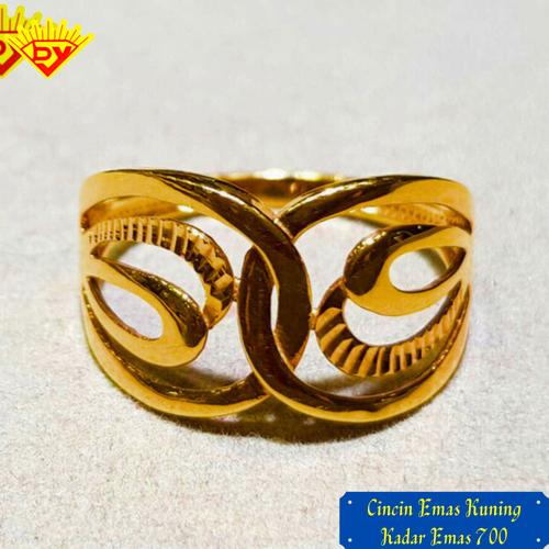 Jual Cincin Emas Kuning 399 Kadar Emas 700 - Jakarta Pusat - TOKO MAS ...