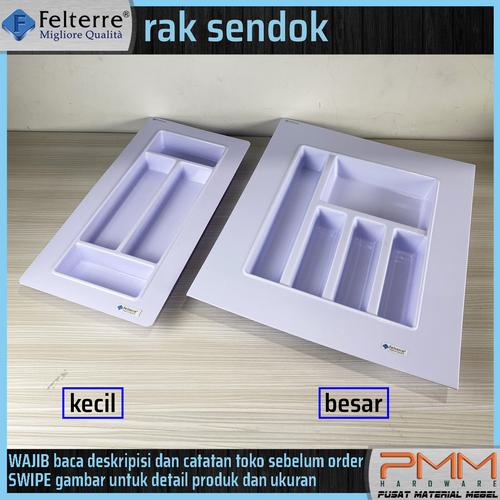 Jual rak sendok modelline | wadah tempat sekat laci sendok garpu sumpit ...