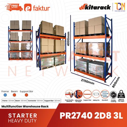 Jual KITARACK Rak Palet 2 TON Pallet Rack Heavy Duty Panjang 2.7 Meter ...