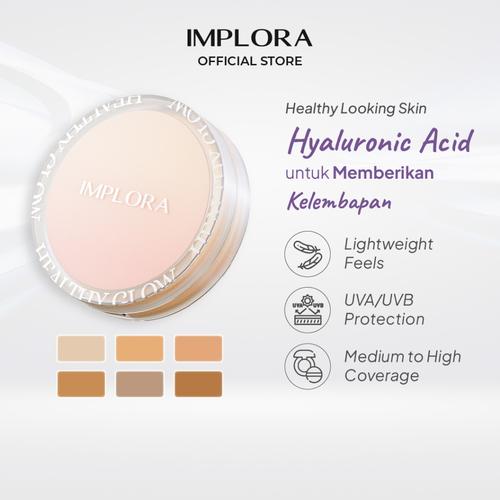 Jual Implora Healthy Glow Cushion - 02 Light Beige, Reguler Pack ...