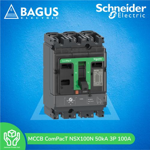 Jual Schneider MCCB ComPacT NSX100N 3P 50kA 100A C10N3TM100 - Kota ...