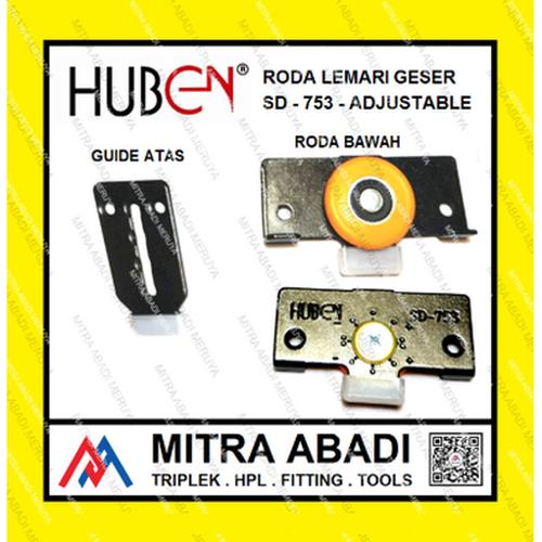 Jual Roda Orange Huben SD 753 Lemari Pintu Geser Sliding Sleding ...