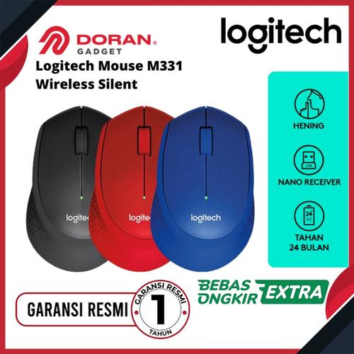 Jual Logitech M331 Mouse Wireless Silent Click - Garansi 1 Tahun ...