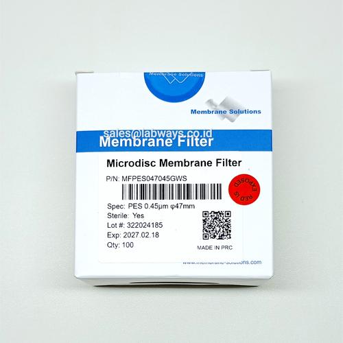 Jual PES Sterile Gridded Membrane Filter 0.45 μm 47 mm Polyethersulfone ...