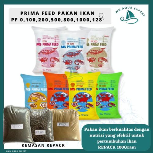 Jual 1 Kg PAKAN IKAN PRIMA FEED MS PF 1000 800 500 200 100 0 128 SAK ...