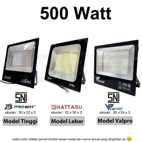 Jual lampu led sorot tembak floodlight outdoor taman SMD 500W 500 watt ...