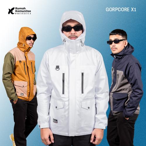Jual Jaket GORPCORE - X1 - Multifungsi Waterproof Windproof - Bisa ...