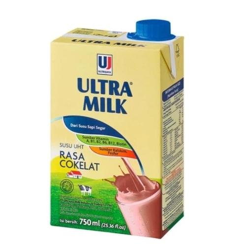 Jual Ultra Milk Susu UHT Cokelat Susu Rasa Coklat 750 ml - Jakarta ...