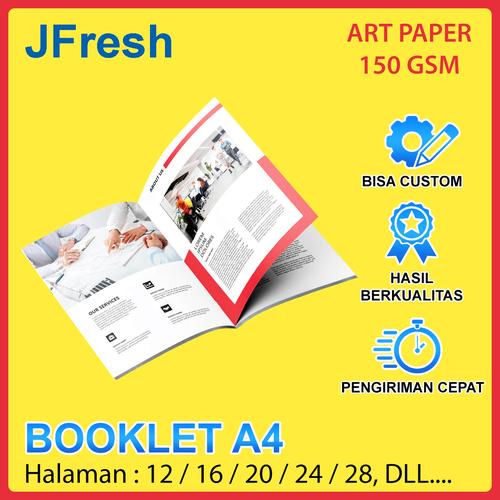Jual Cetak Buku Booklet Ukuran A4 Cover Art Carton 230 gsm Premium ...
