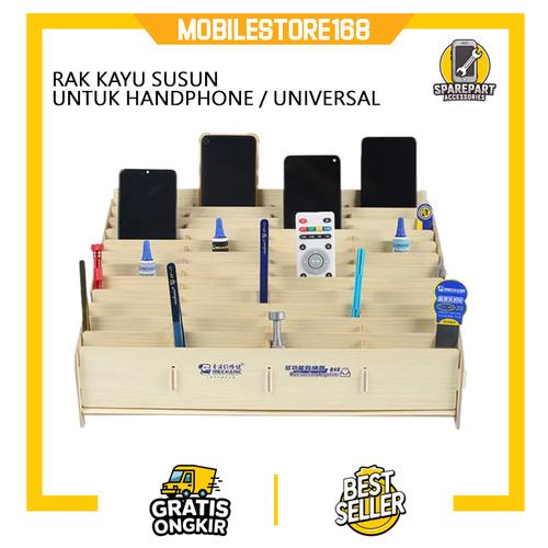 Jual RAK KAYU UNTUK SUSUNAN HANDPHONE MERK MECHANIC - 12 GRID - Jakarta ...