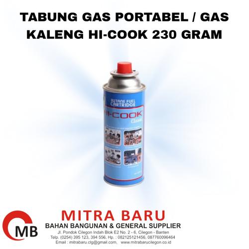 Jual Tabung Gas Portable / Gas Kaleng HI-COOK 230 Gram - Kota Cilegon ...