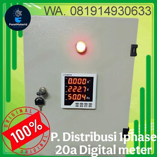 Jual panel distribusi 1phase 20a digital meter panel sdp - plat 0,8mm ...