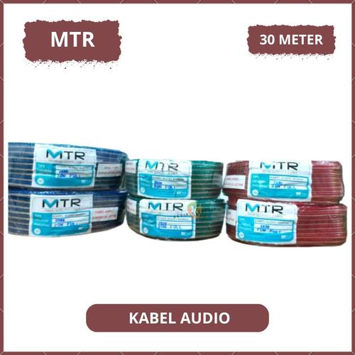 Jual KABEL AUDIO TRANSPARAN SERABUT MTR 2X80MM, 2X50MM, 2X30MM - 30 ...