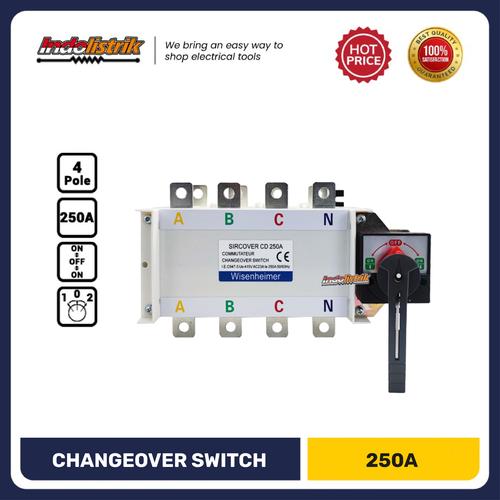 Promo Change Over Switch 4P 250A COS Ohm Saklar Manual 250 Amper ...