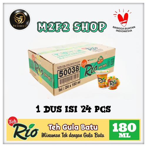 Jual Teh Rio Semua Rasa Original, Gula Batu Minuman Gelas | Cup - 180 ...