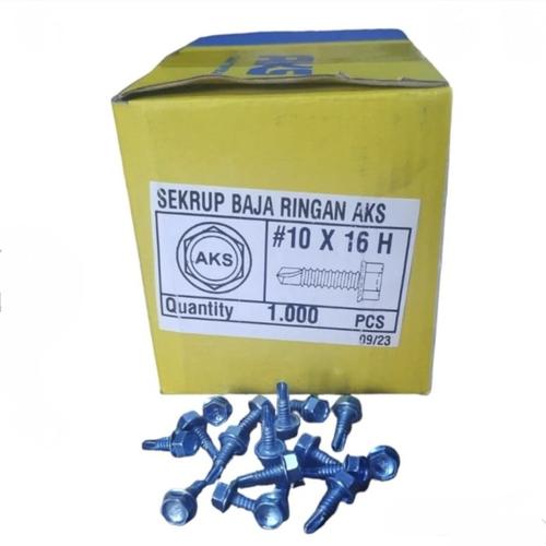 Jual AKS 10X16 Baut Roofing Baut Baja Ringan Skrup Baja Ringan Rofing ...