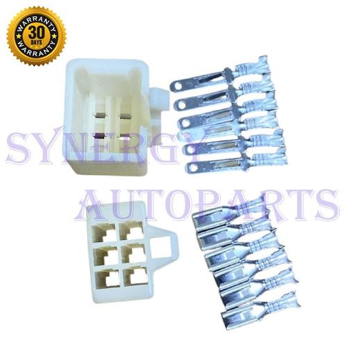 Jual Soket Socket Konektor Kabel 6 Pin Kecil Motor Mobil Male Female ...