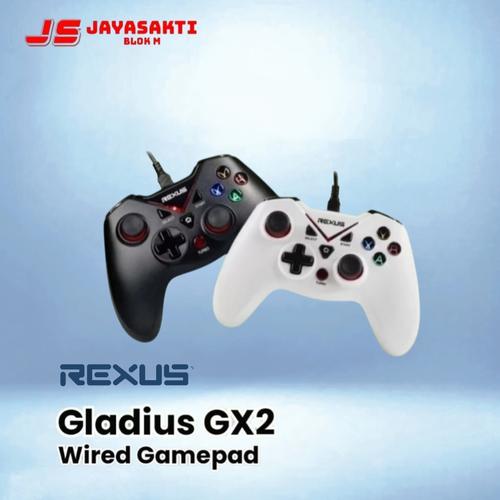 Jual Rexus Pro Gaming Gamepad Gladius GX2 Joystick - Hitam - Jakarta ...