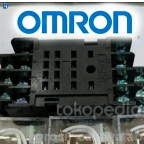 Jual relay Omron original my4n 12vdc,24vdc,220vac 14 kaki set socket ...