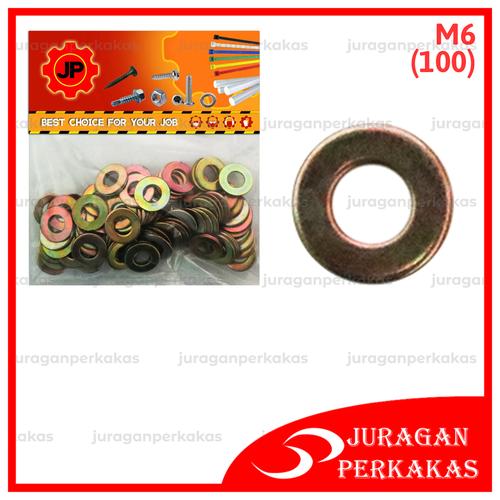 Jual RING PLAT M 6 - RING PLAT BAUT M6 ISI 100 PCS - Kota Cirebon ...