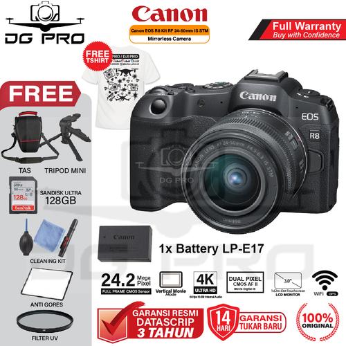Jual Canon EOS R8 kit 24-50mm IS STM Mirrorless Digital Camera - BODY ...