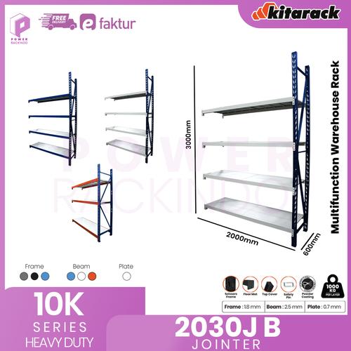 Jual Rak Gudang Besi 1 Ton 3 Meter Rack Gudang 4 Susun Jointer Rak Biru ...