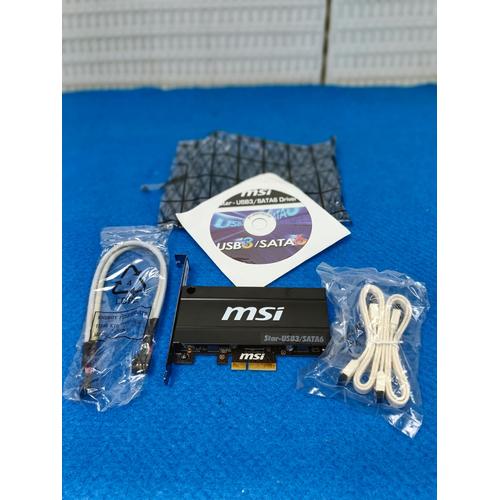 Jual MSI Star USB 3 / SATA 6 PCI-E Controller Card GARANSI 1 TAHUN ...