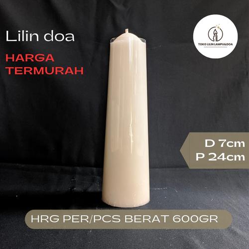 Jual Lilin Doa Altar 7x24 cm - Isi 1 pcs - Berat 600 gr - Menggunakan ...