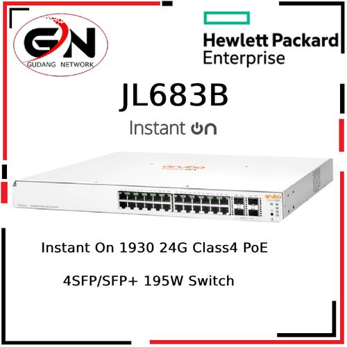 Jual HPE Aruba JL683B Instant On 1930 24G Class4 PoE 4SFP/SFP+ 195W ...