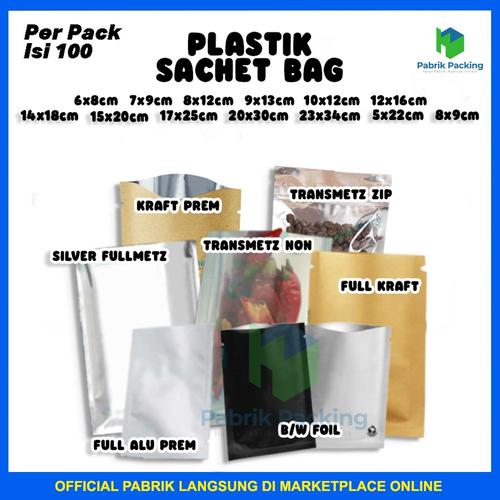 Jual (PACK) Plastik Sachet Bag Kemasan Saset Bungkus Makanan Food Grade ...
