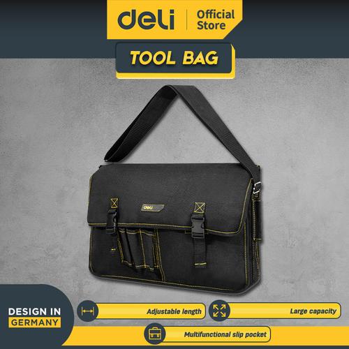 Promo Deli Tools Tas Perkakas Tool Bag 450×150×290mm DL-P8 - Kab ...