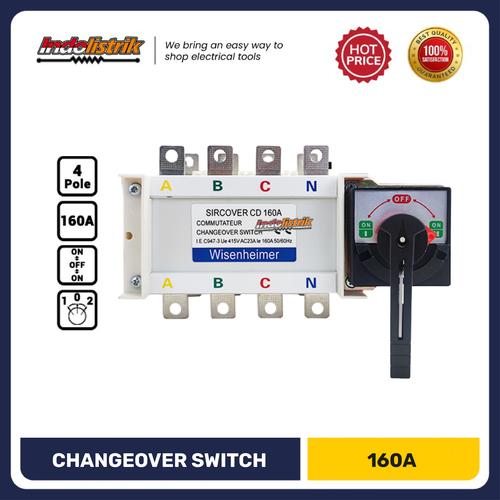 Jual Change Over Switch 4P 160A COS Ohm Saklar Manual 160 Amper ...