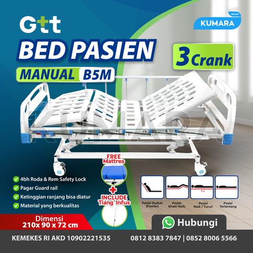 Jual GTT - Hospital Bed 3 Crank B5M / Bed Pasien / Ranjang Pasien 3 ...