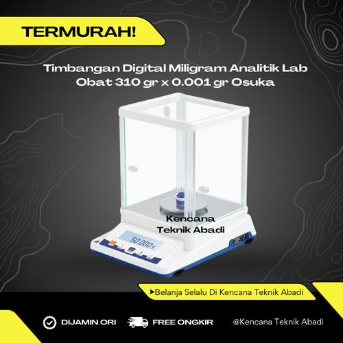 Jual Timbangan Digital Miligram Analitik Lab Obat 310 gr x 0.001 gr ...