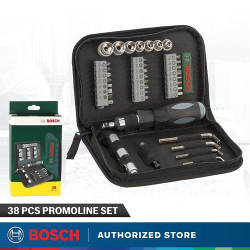 Jual Bosch X-line 38 Screwdriver Set Obeng Tangan 38pcs Mata Obeng ...