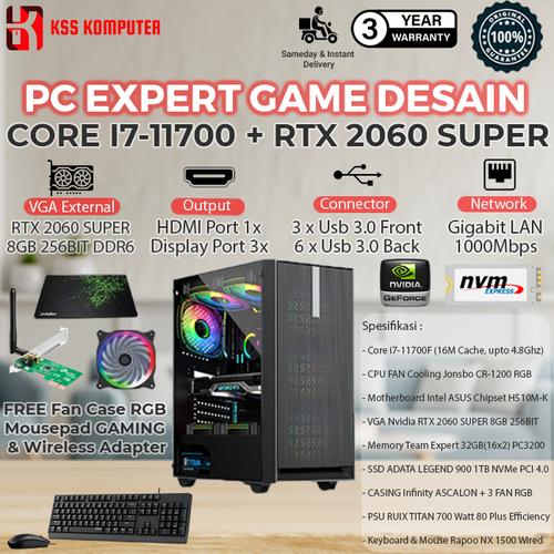 Jual [NEW]Komputer/PC Rakitan Core i7-11700 11th Gaming Edition - RAM ...
