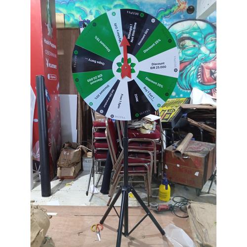 Jual Spin Wheel Custom Desain / Roda Undian Custom Printing / Roda ...