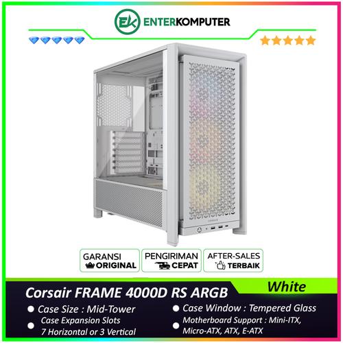 Promo Casing Corsair FRAME 4000D RS ARGB Modular Mid-Tower PC Case ...