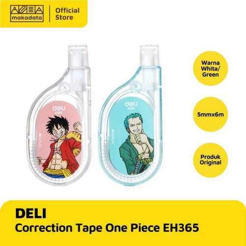 Jual DELI CORRECTION TAPE | TIPE X KERTAS ONE PIECE EH365 (1 PCS ...
