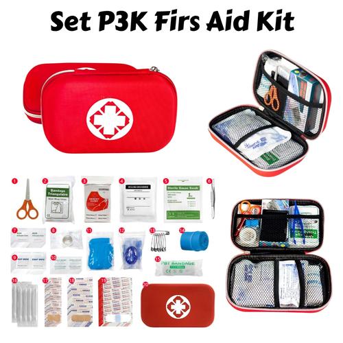 Jual kotak p3k emergency first aid kit box camping mobil lengkap isi ...