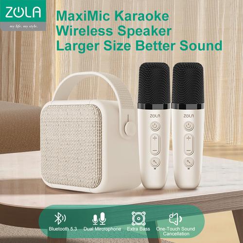 Promo Zola Speaker Microphone Set Karaoke Bluetooth Mini Full bass ...