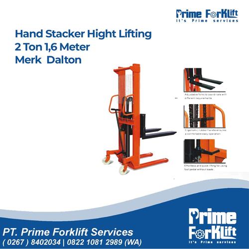 Promo Hand Stacker Hight Lifting 2 ton merk DALTON - 2 TON 2 METER ...