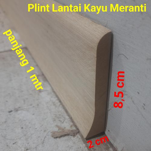 Jual Plint Dinding Lantai Kayu Meranti ukuran tebal 2 cm x lebar 8,5 cm ...