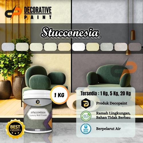 Promo Cat Tembok Motif Stucco | 1 Kg - Stucconesia | Cat Motif ...