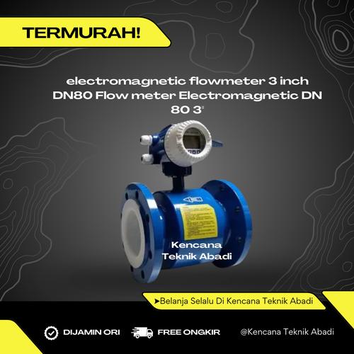Jual electromagnetic flowmeter 3 inch DN80 Flow meter Electromagnetic ...