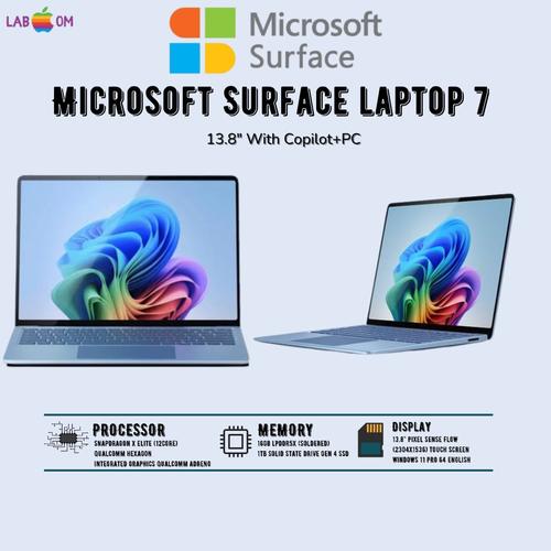 Jual MICROSOFT SURFACE LAPTOP 7TH COPILOT+ PC SNAPDRAGON X ELITE 16GB ...