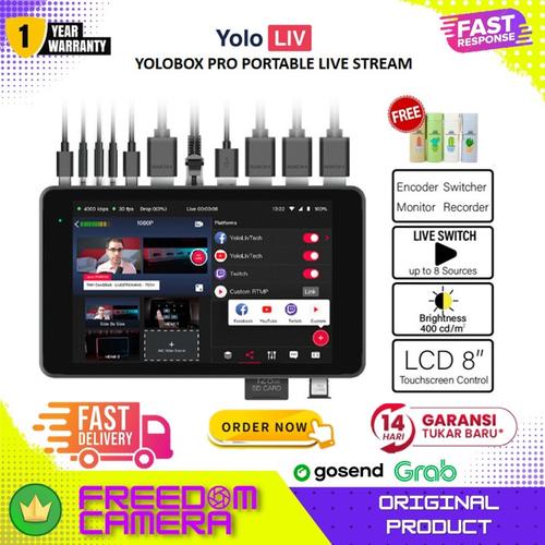 Jual Yolobox Pro Portable Multi-Camera Encoder Streamer Switcher ...