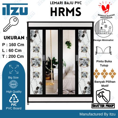 Promo Lemari Baju PVC 4 Pintu Buka Tutup Minimalis - Bunga - 1 - Kota ...