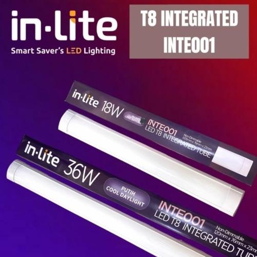 Jual INLITE INTE001 36 Watt Lampu T8 IN-LITE LED Integrated 18 Watt 36W ...