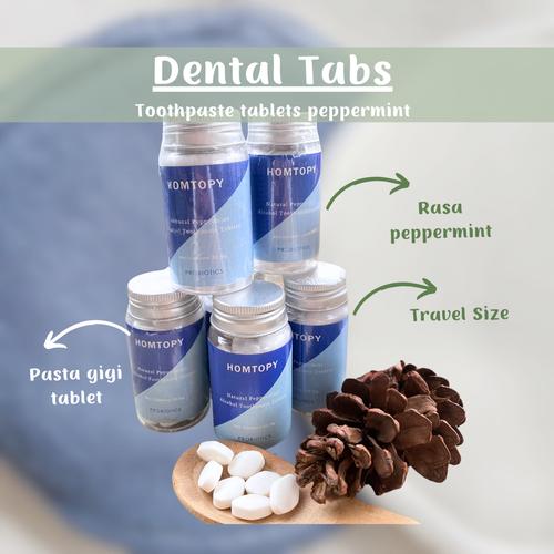 Jual Toothpaste Tablets Dent tabs Pasta gigi Tablet Natural. Teeth ...